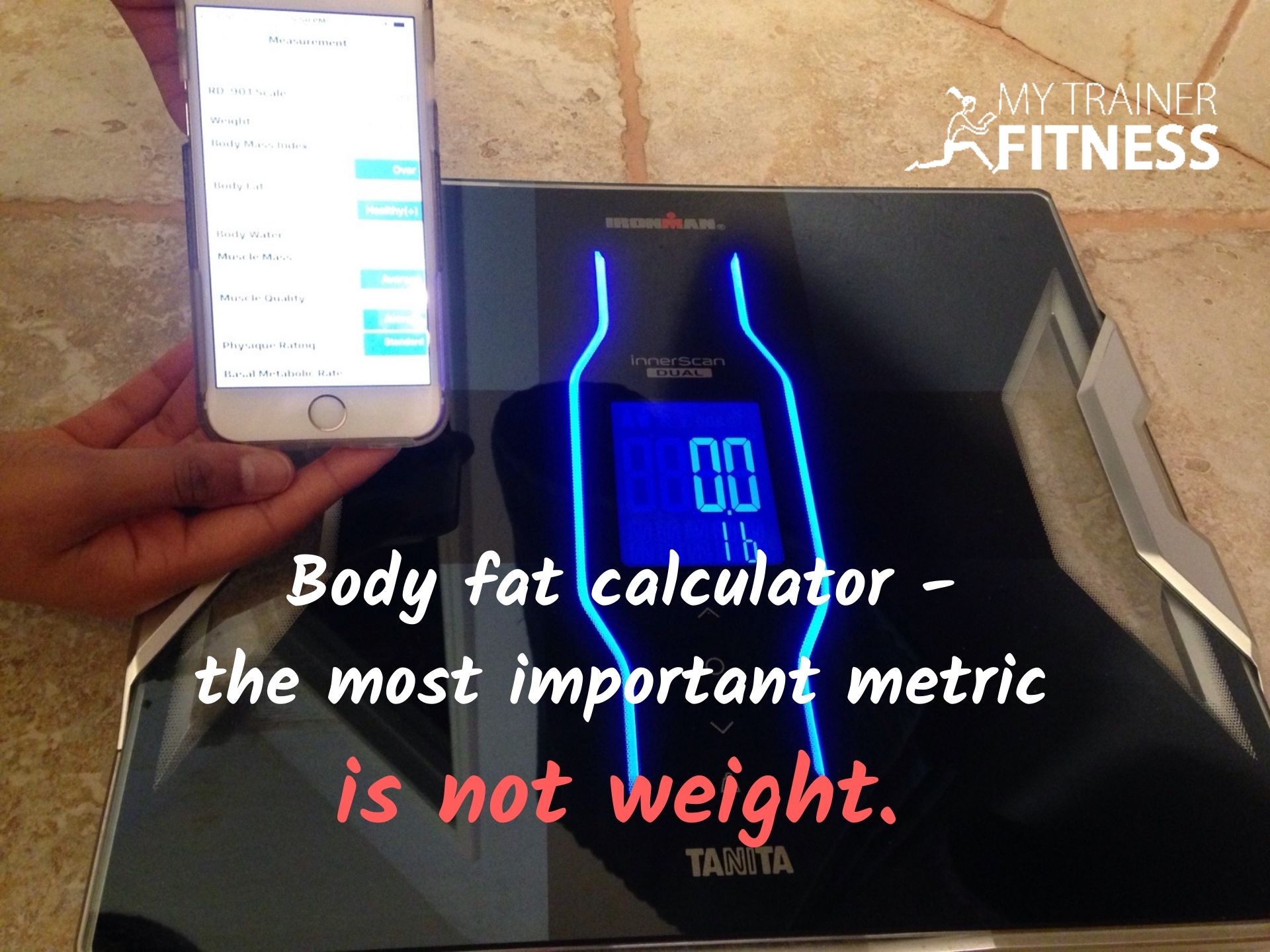 The Digital Scale for Body Fat and Muscle Mass Calculator - My Trainer ...
